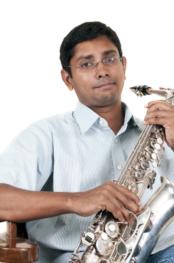 Sax Player stock photo. Image of alto, music, black, people - 22323910