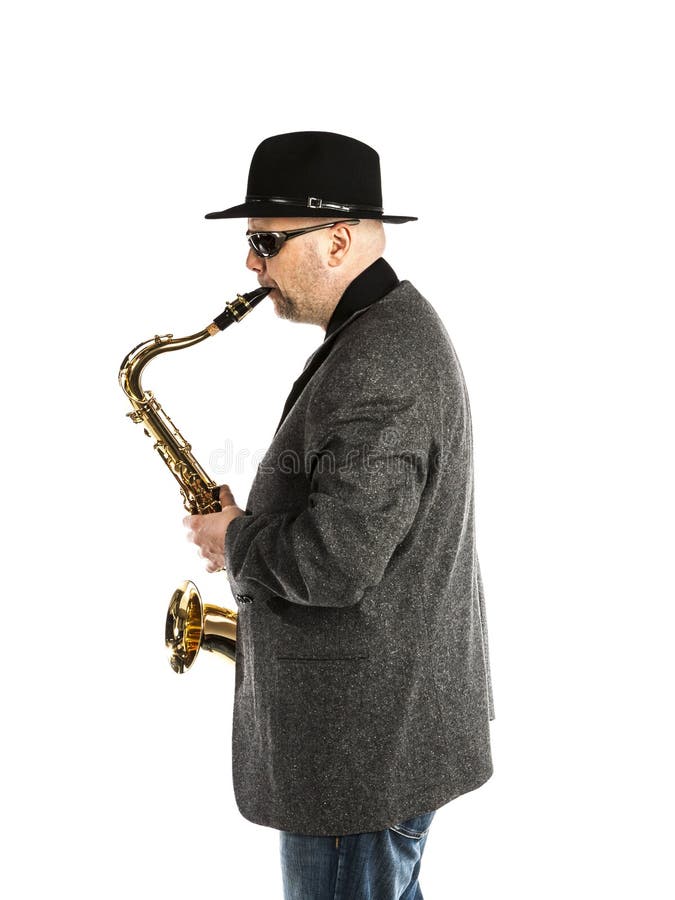 Sax Player stock photo. Image of sunglasses, player, adult - 54855780