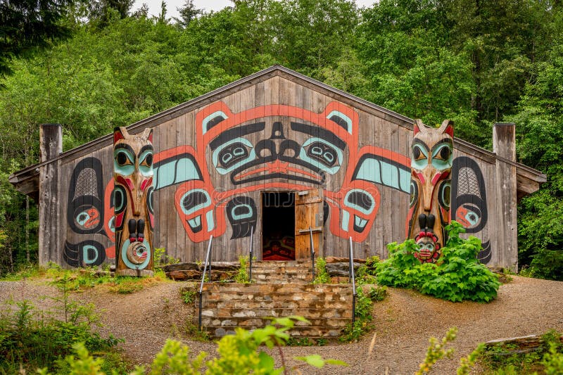 Tlingit Totem Poles, Long House and Traditional Art in Saxman, Alaska ... Tlingit Totem Poles, Long House and Traditional Art in Saxman, Alaska ...