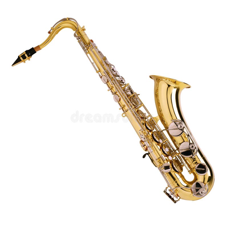 Saxofoon-2 stock afbeelding. Image of enkelvoudig, alto - 2933867