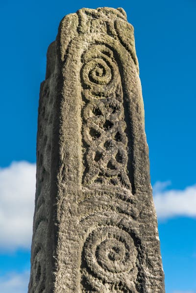 Saxon Stone Cross stock image. Image of monument, sandstone - 38111669