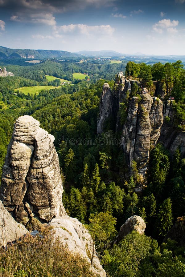 Saxon Switzerland 4 stock photo. Image of architecture - 6374082