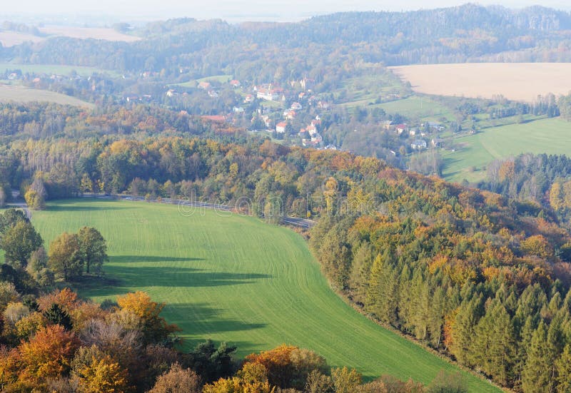 Saxony aerial stock photo. Image of forest, nature, germany - 17237652