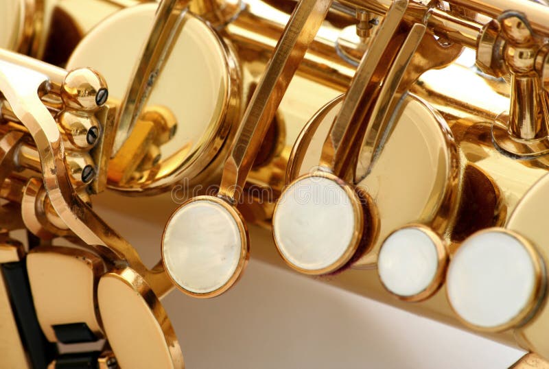 Saxophon stockfoto. Bild von gold, musikalisch, saxophon - 16542168