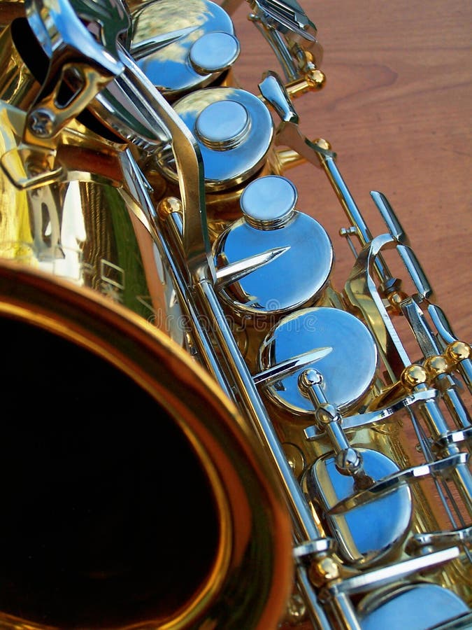 Sopran-Saxophon stockbild. Bild von instrument, sopran - 6339833