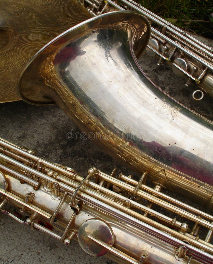 Saxophone photo stock. Image du saxo, airs, bleus, bande - 3247738