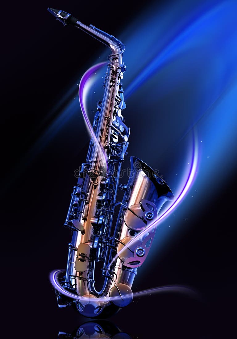 Saxophone Fire Stock Illustrations – 142 Saxophone Fire Stock ...