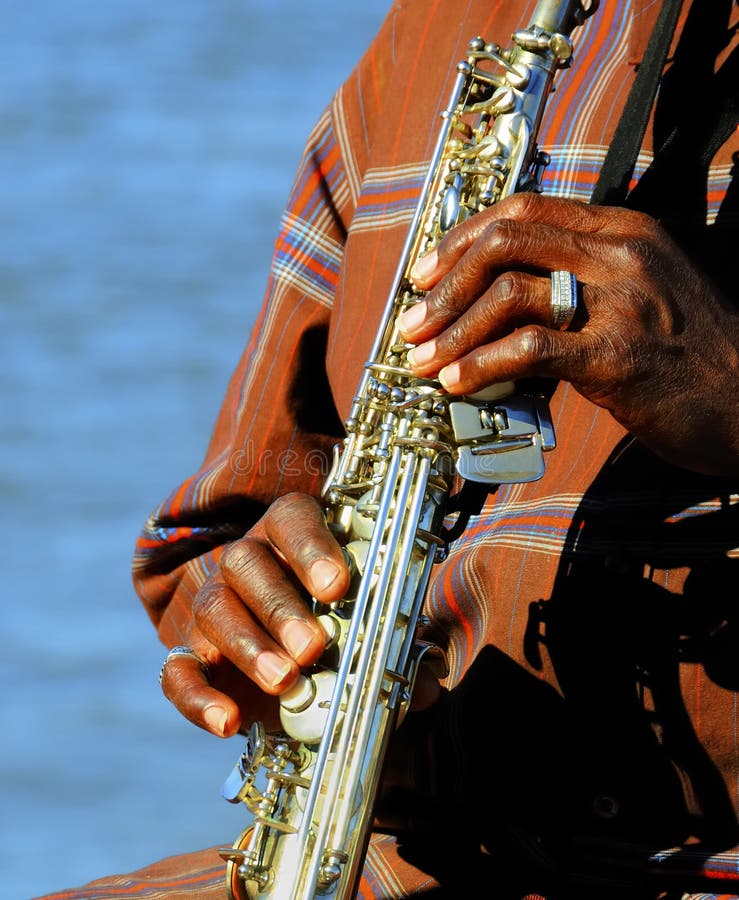 Saxophone stock photo. Image of play, adult, artist, ring - 8222314