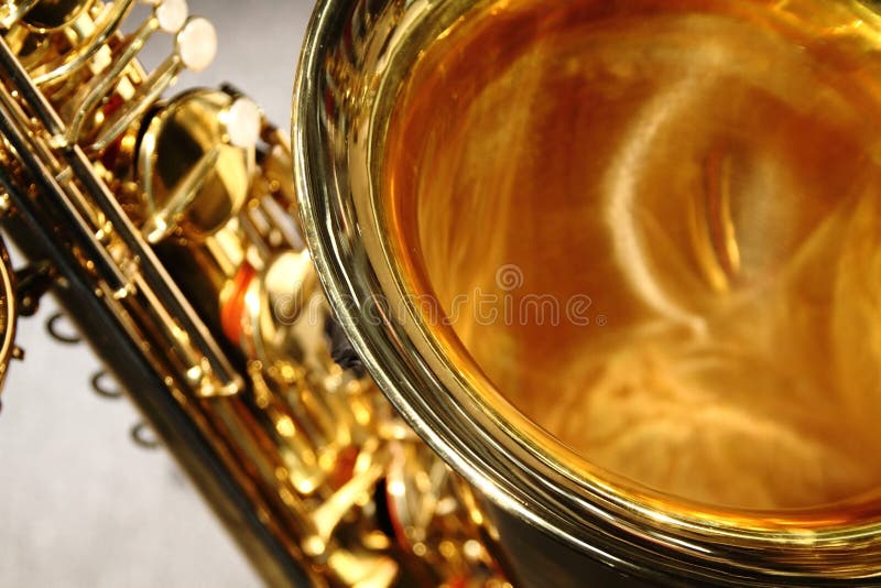 Saxophone bell stock image. Image of musicians, orchestra - 25058159