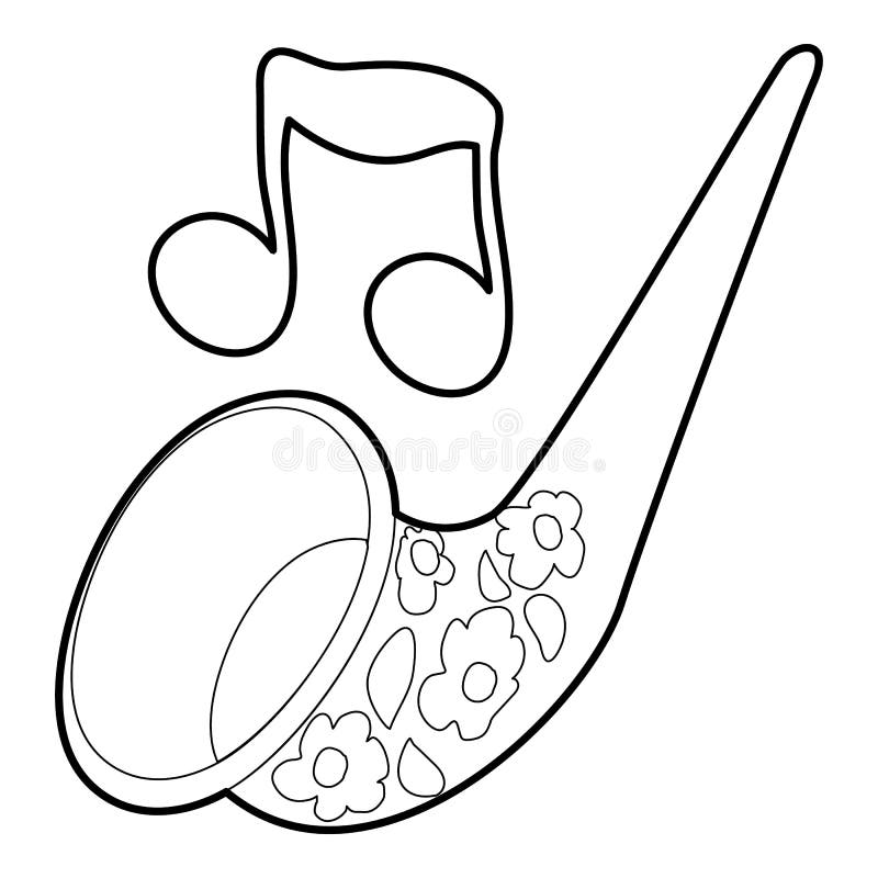 Saxophone Icon, Outline Style Stock Illustration - Illustration of ... Saxophone Icon, Outline Style Stock Illustration - Illustration of ...