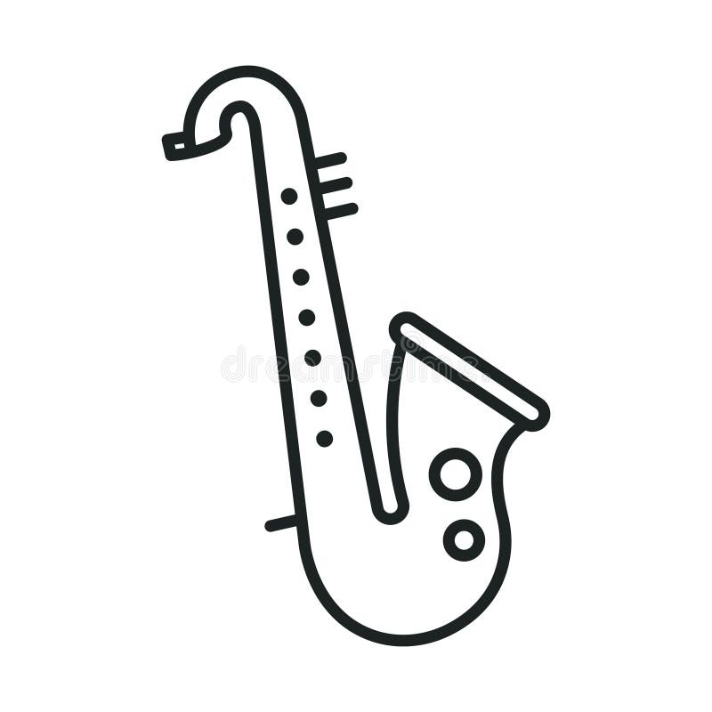 Saxophone Outline Stock Illustrations – 4,525 Saxophone Outline Stock ...