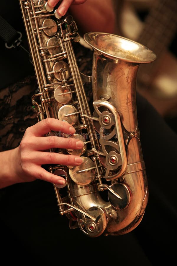 Saxophone player stock photo. Image of blow, detail, choir - 812154