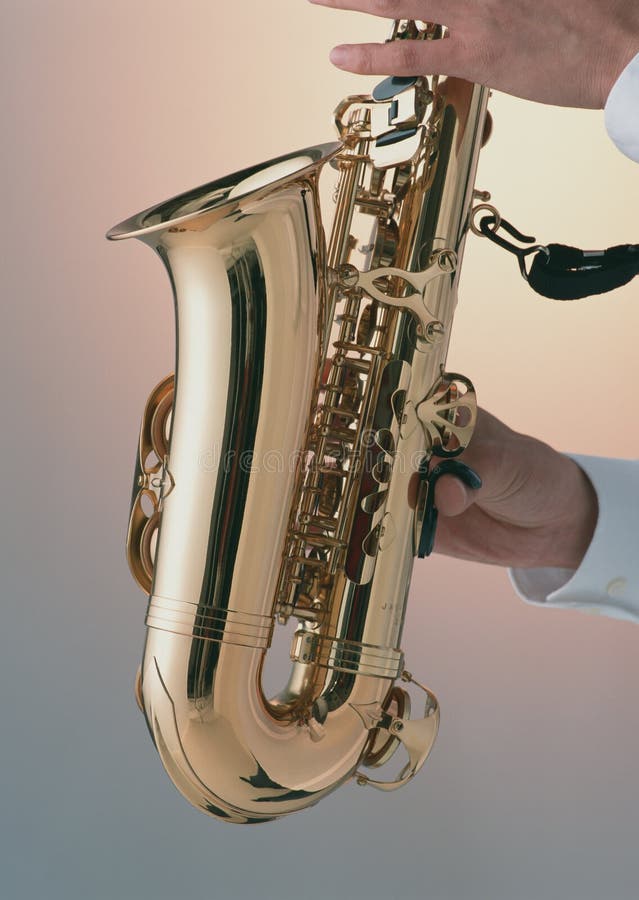 Sax with Shadow stock image. Image of color, band, cool - 5147543