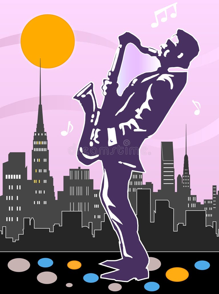 Saxophone Player Stock Illustrations – 5,099 Saxophone Player Stock ...