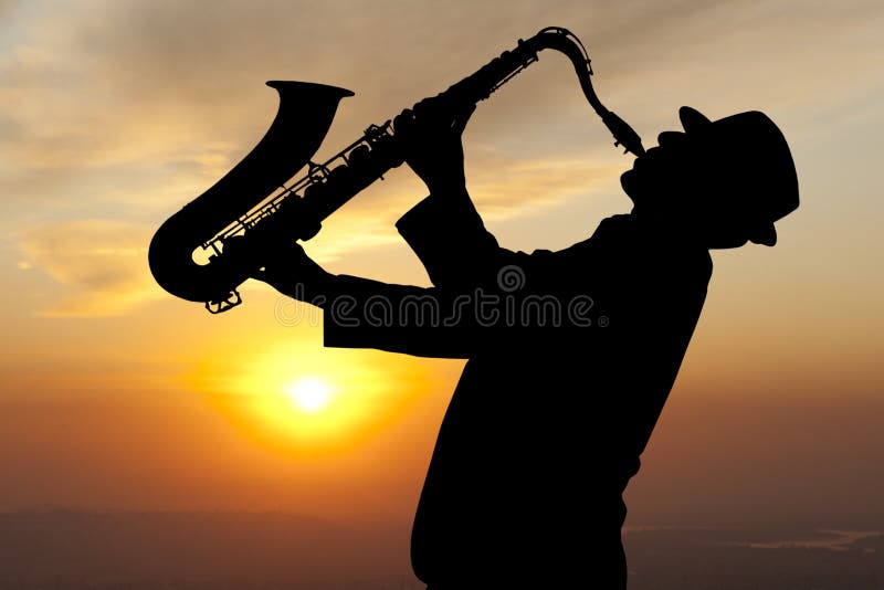Sax stock photo. Image of shadow, musician, playing, passion - 6580674
