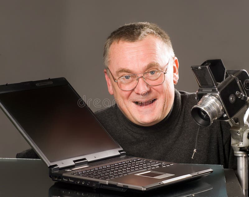 Say cheese II stock image. Image of computer, camera, lens - 1809445