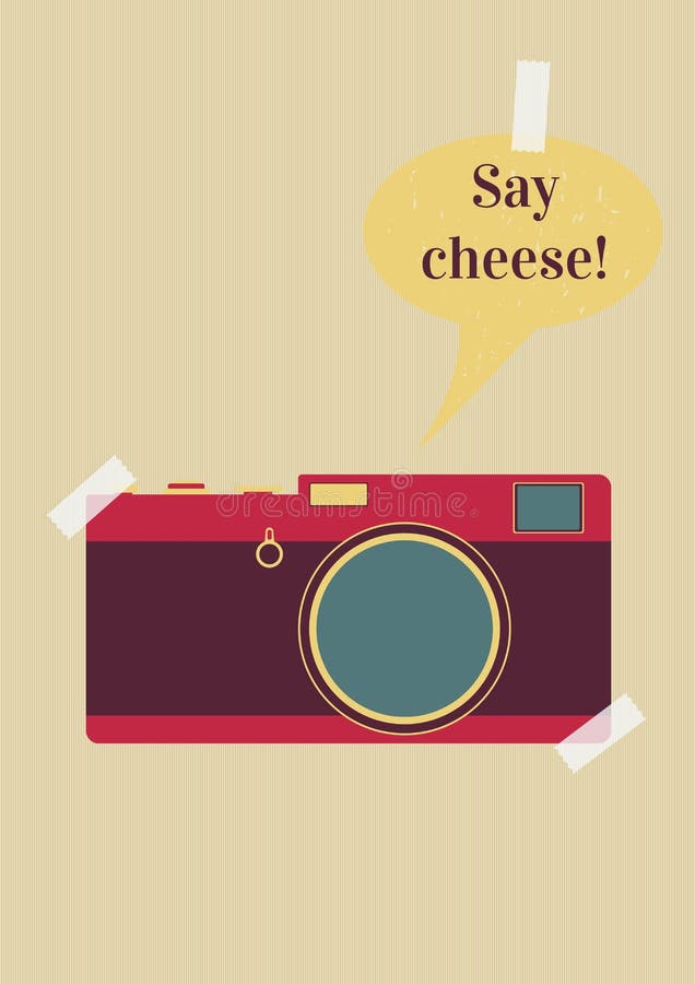 Cute Cartoon Teddy Bear with a Camera Stock Vector - Illustration of ...