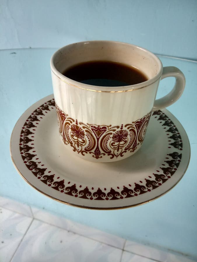 Say Good Morning with a Cup of Coffee Stock Photo - Image of coffee ...