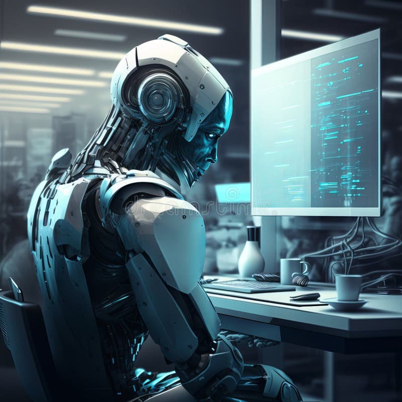 Cutting-Edge AI Chatbot with GPT Technology Stock Illustration ...