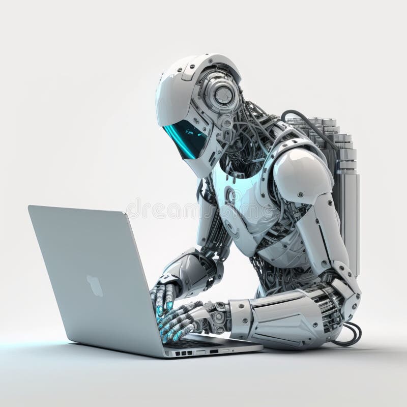 Cutting-Edge AI Chatbot with GPT Technology Stock Illustration ...