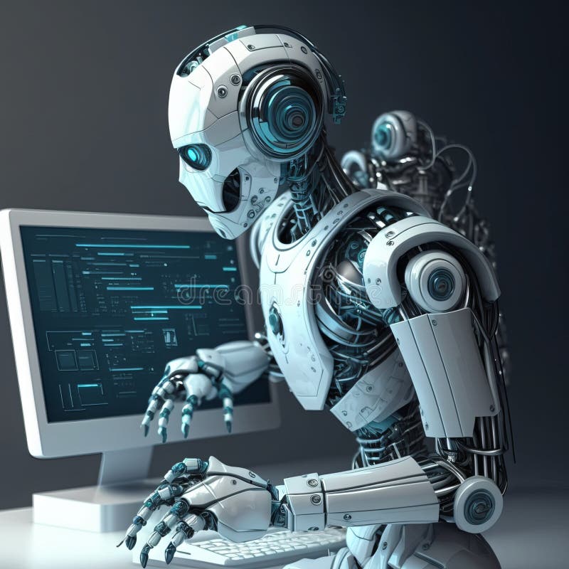 Cutting-Edge AI Chatbot with GPT Technology Stock Illustration ...