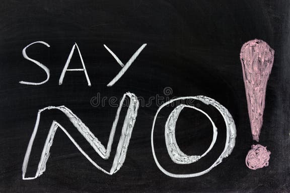 Say no! stock image. Image of refuse, rejection, negative - 24589899