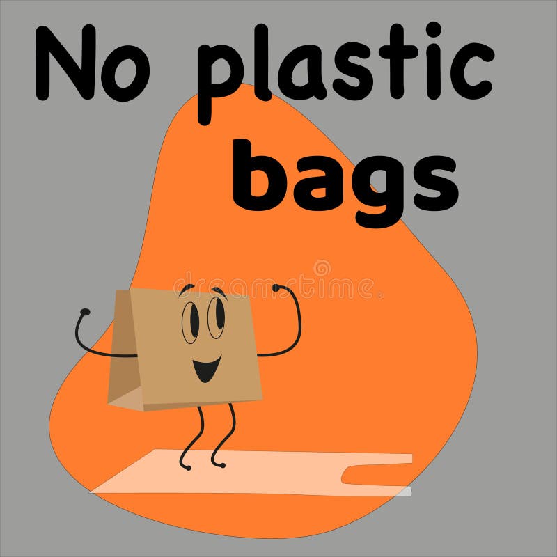 Stop To Use Plastic Bag Stock Illustrations – 231 Stop To Use Plastic ...