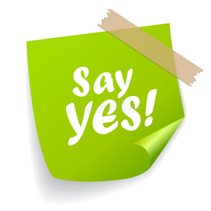 Say Yes Cartoon Stock Illustrations – 354 Say Yes Cartoon Stock ...