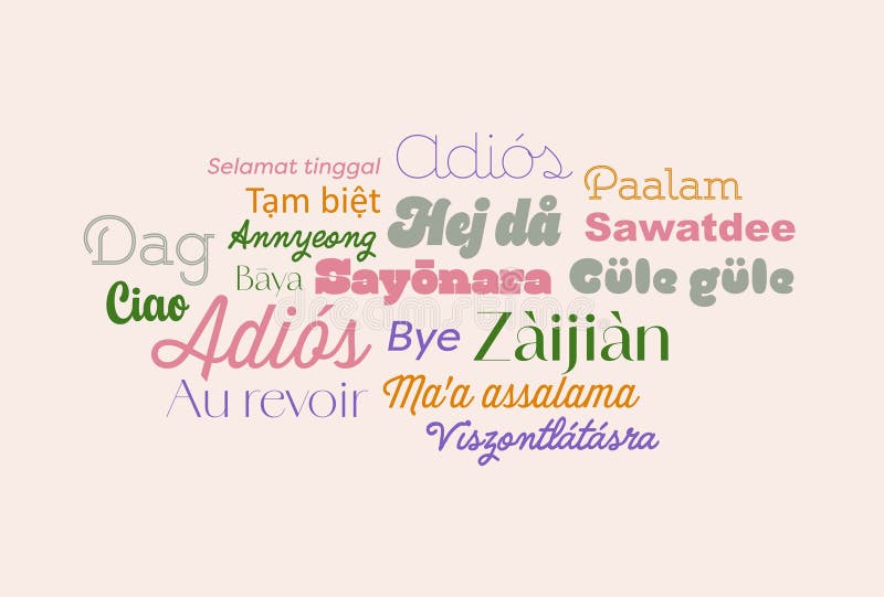 Word Sayonara Stock Illustrations – 12 Word Sayonara Stock ...