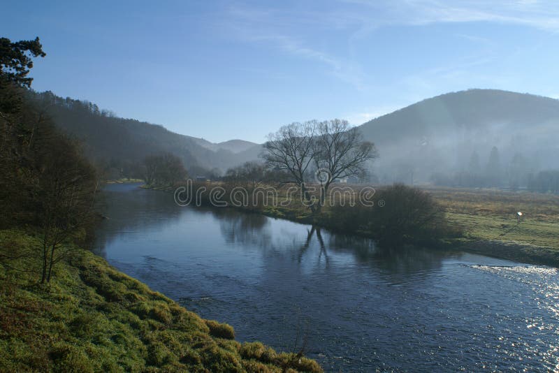 Sazava river stock image. Image of reflection, countryside - 21336323