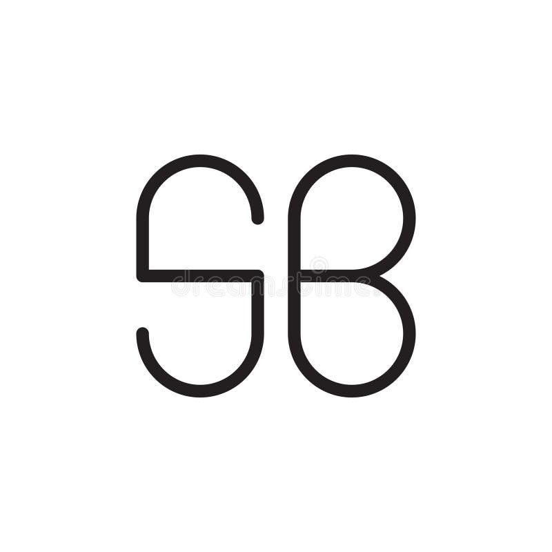 Sb Initial Letter Vector Logo Icon Stock Vector - Illustration of ...
