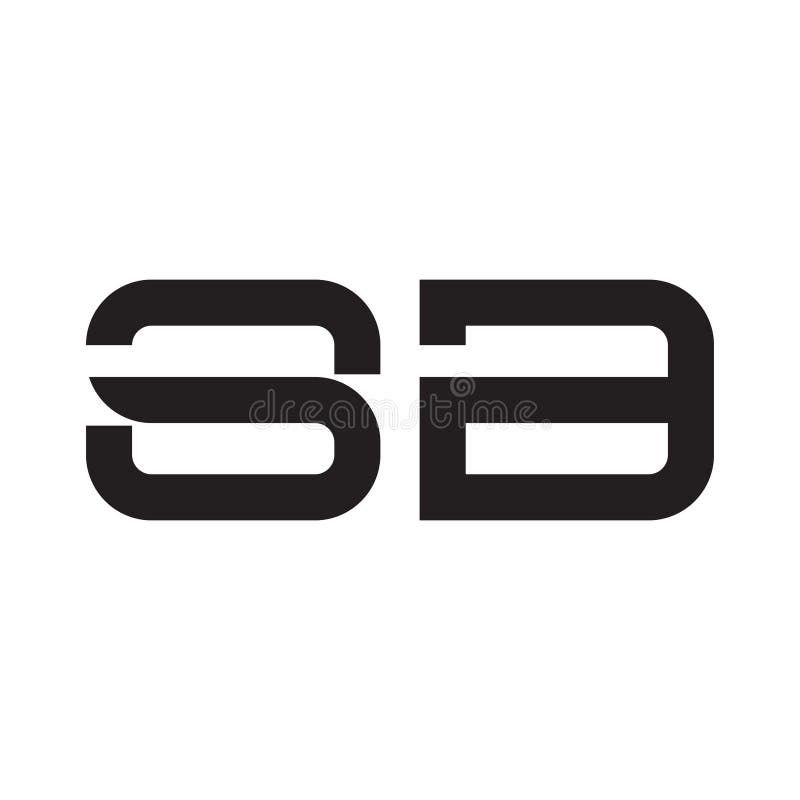 Sb Initial Letter Vector Logo Icon Stock Vector - Illustration of ...