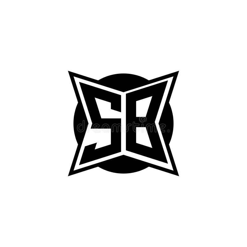 SB Logo Monogram Geometric Modern Design Stock Vector - Illustration of ...