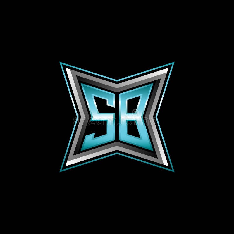 SB Logo Monogram Geometric Modern Design Stock Vector - Illustration of ...