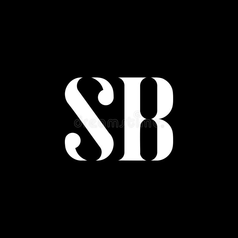 SB S B Letter Logo Design. Initial Letter SB Uppercase Monogram Logo ...