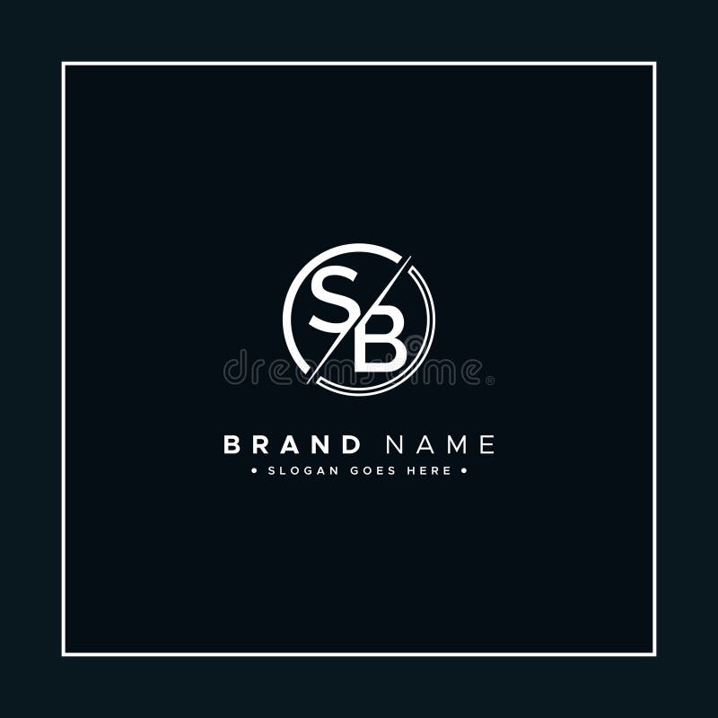 SB Vector Logo Template - Simple Icon for Initial Letter S and B ...