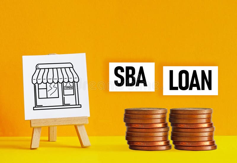 SBA Loan Small Business Administration is Shown Using the Text Stock ...