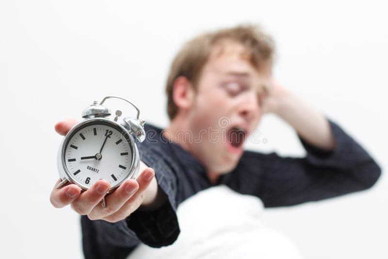 Sbadiglio fotografia stock. Immagine di sonno, uomo, tardo - 10131276