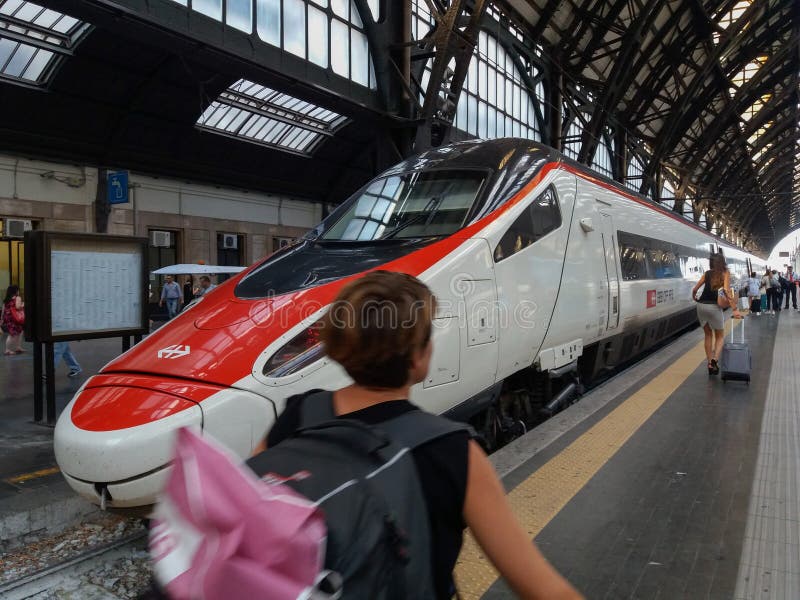 SBB CFF FFS train in Milan editorial stock image. Image of europe ...