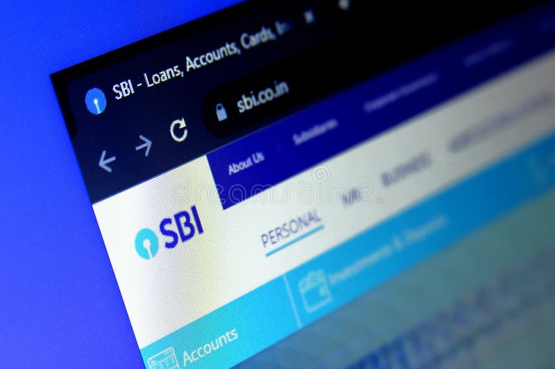 SBI , State Bank of India editorial stock image. Image of mobile ...