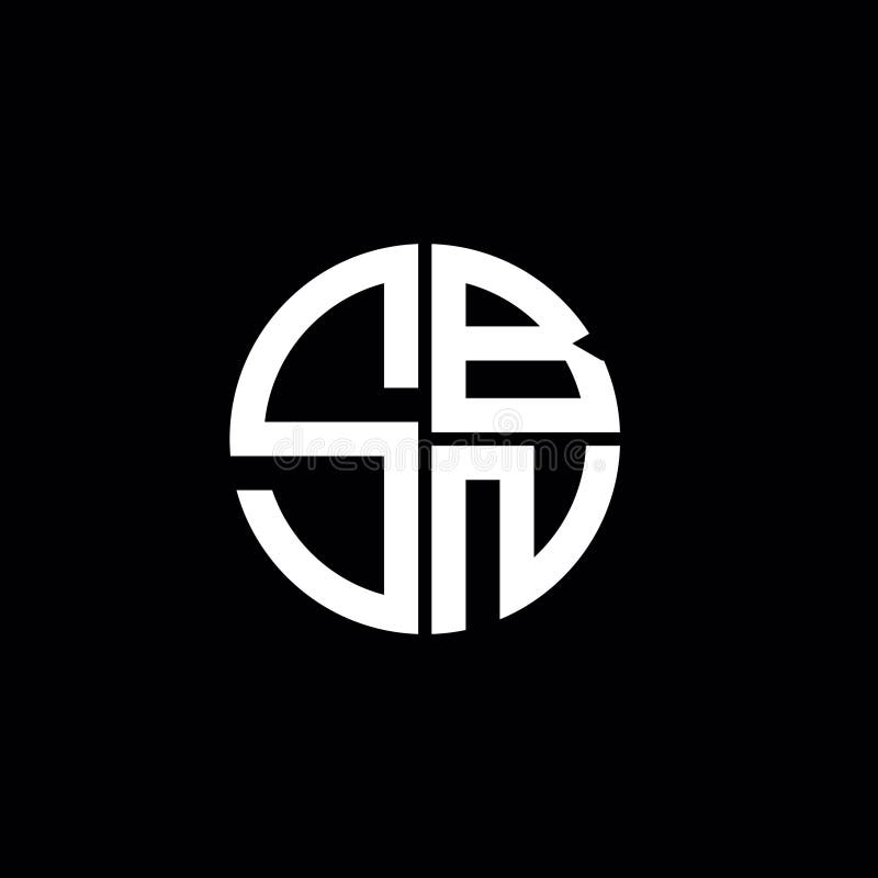 SBN Logo SBN Icon SBN Monogram SBN Letter Minimalist Circle Flat Unique ...