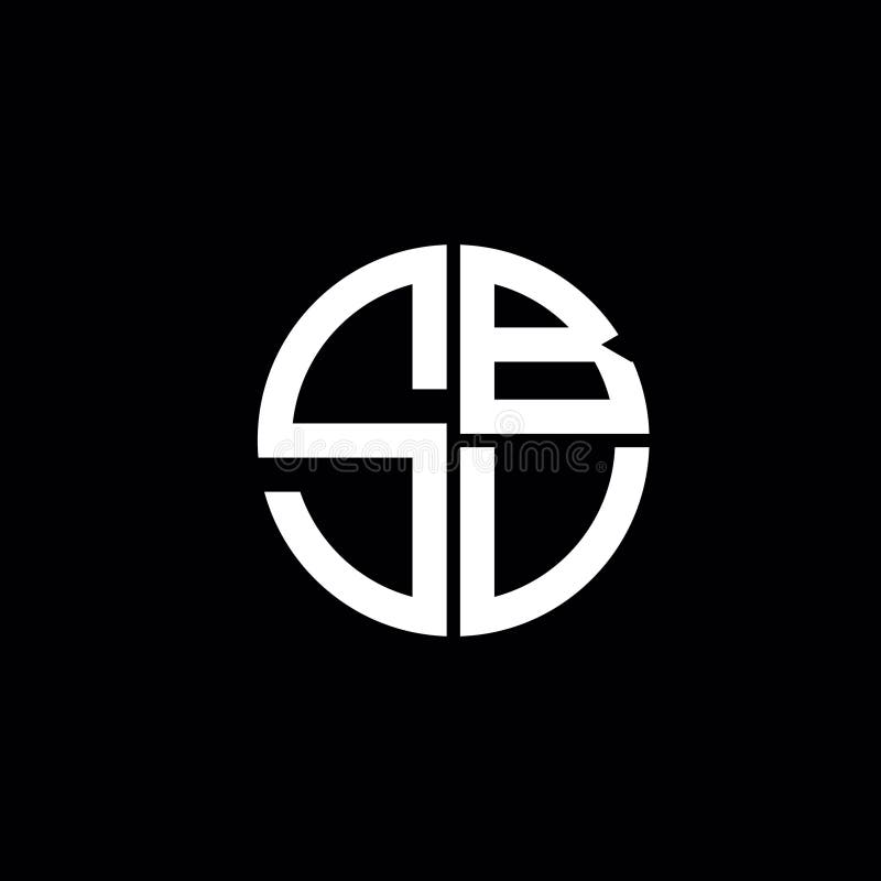 SBV Logo SBV Icon SBV Monogram SBV Letter Minimalist Circle Flat Unique ...