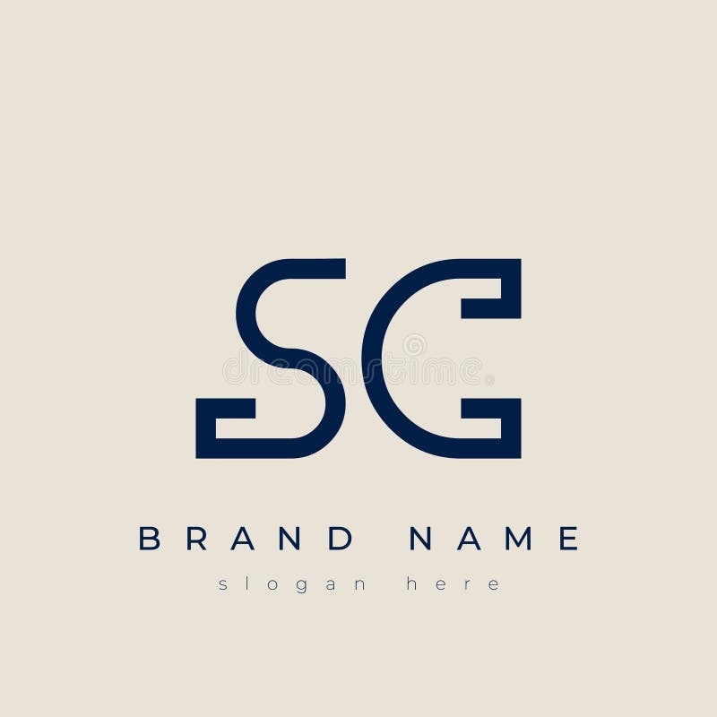 SC Alphabet Letter Icon Logo Stock Vector - Illustration of monogram ...