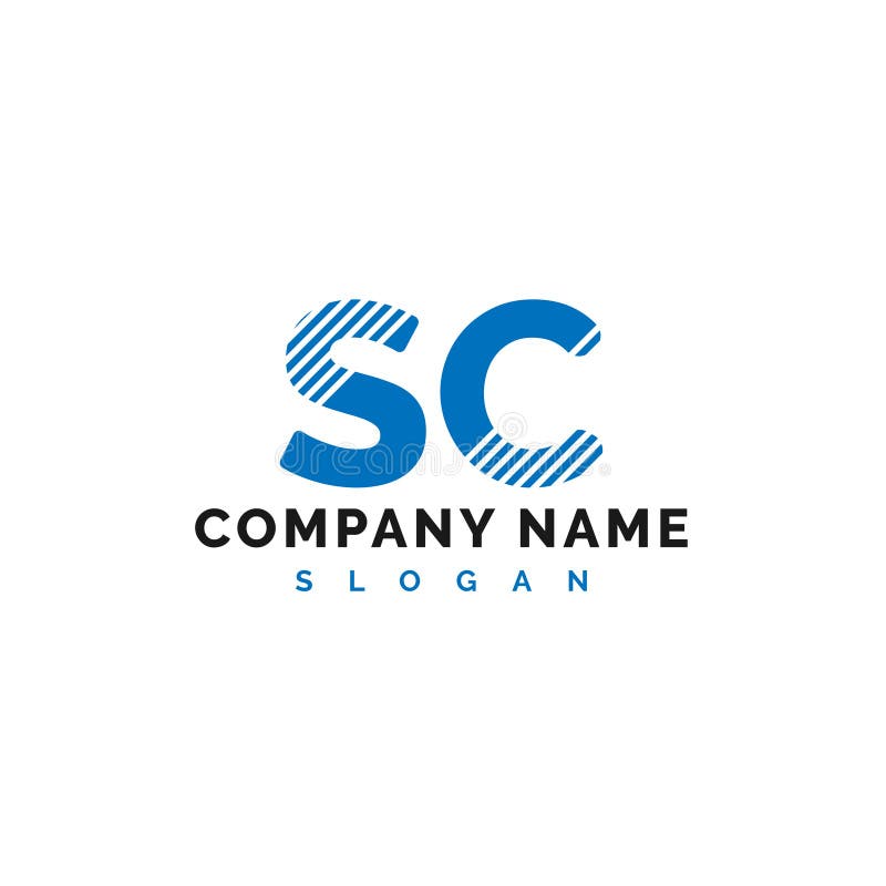 SC Letter Logo Design. SC Letter Logo Vector Illustration - Vector ...