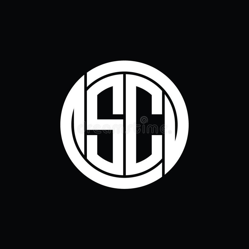 SC Logo Monogram Shield Inside Circle Shape Vector Images Design ...
