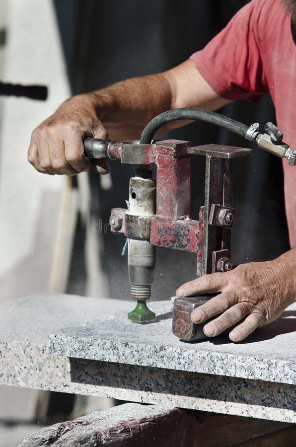 Scabbling stock image. Image of hands, danger, bush, machinery - 24923085
