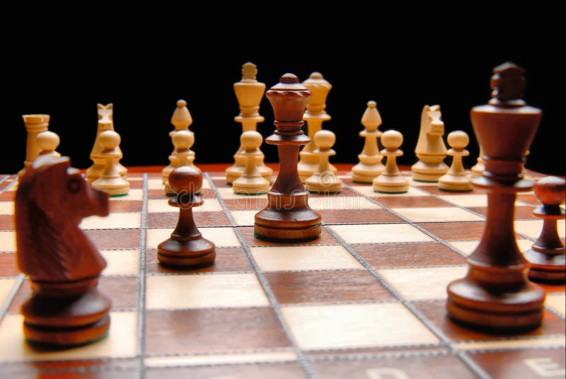 Scacchi immagine stock. Immagine di diplomazia, battaglia - 22715717