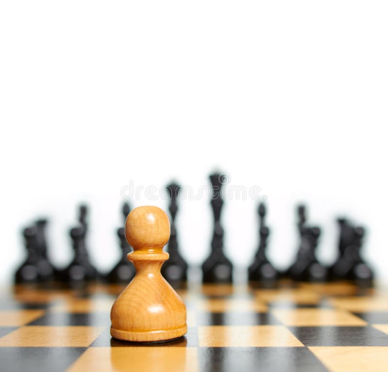 Posizioni E Movimenti Strategici Su Una Scacchiera Blu Immagine Stock ...