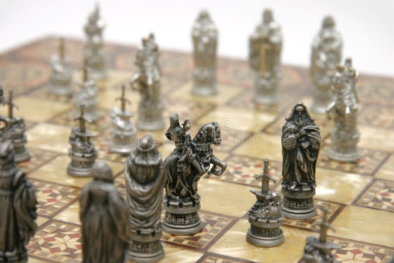 Scheda di scacchi antica immagine stock. Immagine di acquaforte - 342539