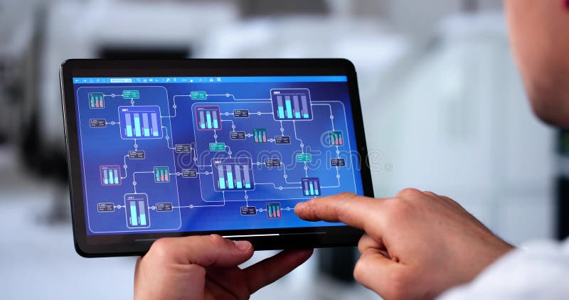 Scada Automation Control Technology Software Stock Photo - Image of ...